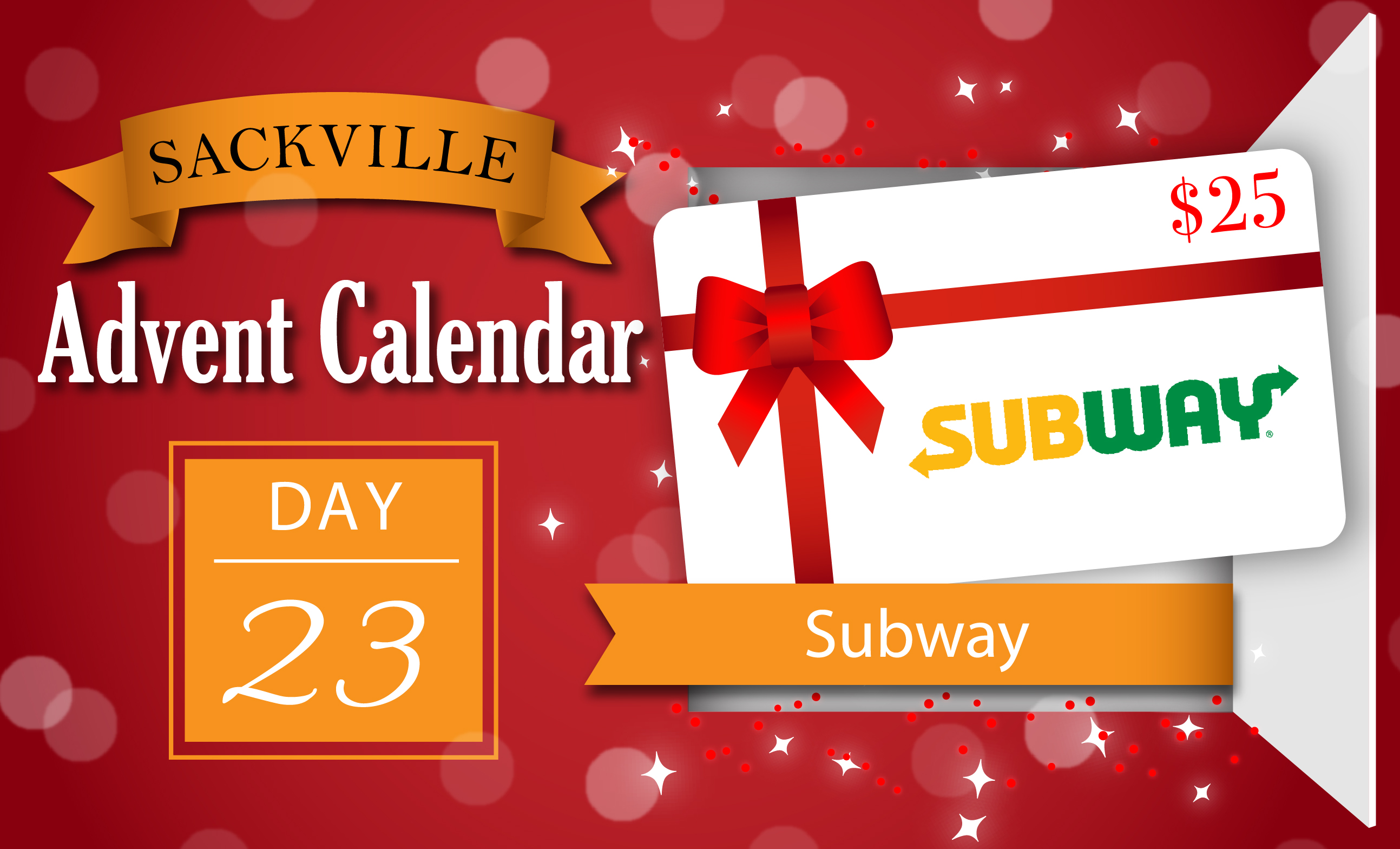 Sackville Advent Calendar | Sackville Business Association